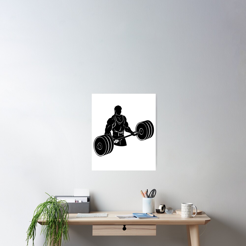 "Huge bodybuilder" Poster for Sale by Alexandermo | Redbubble