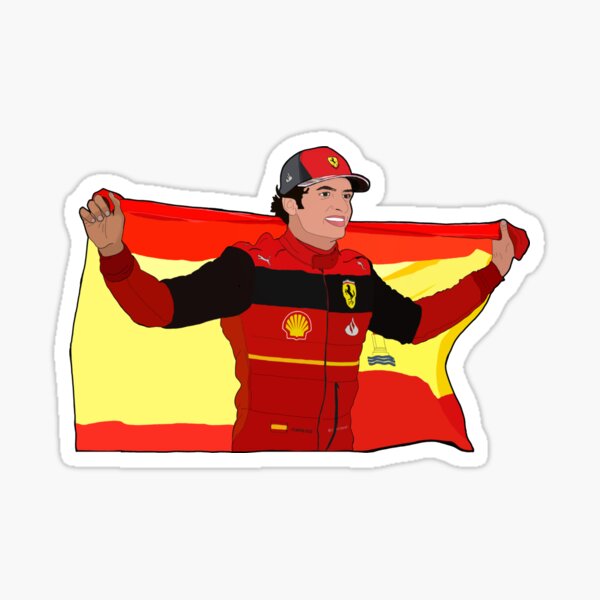 "carlos sainz silverstone win 2022" Sticker for Sale by f1vp | Redbubble