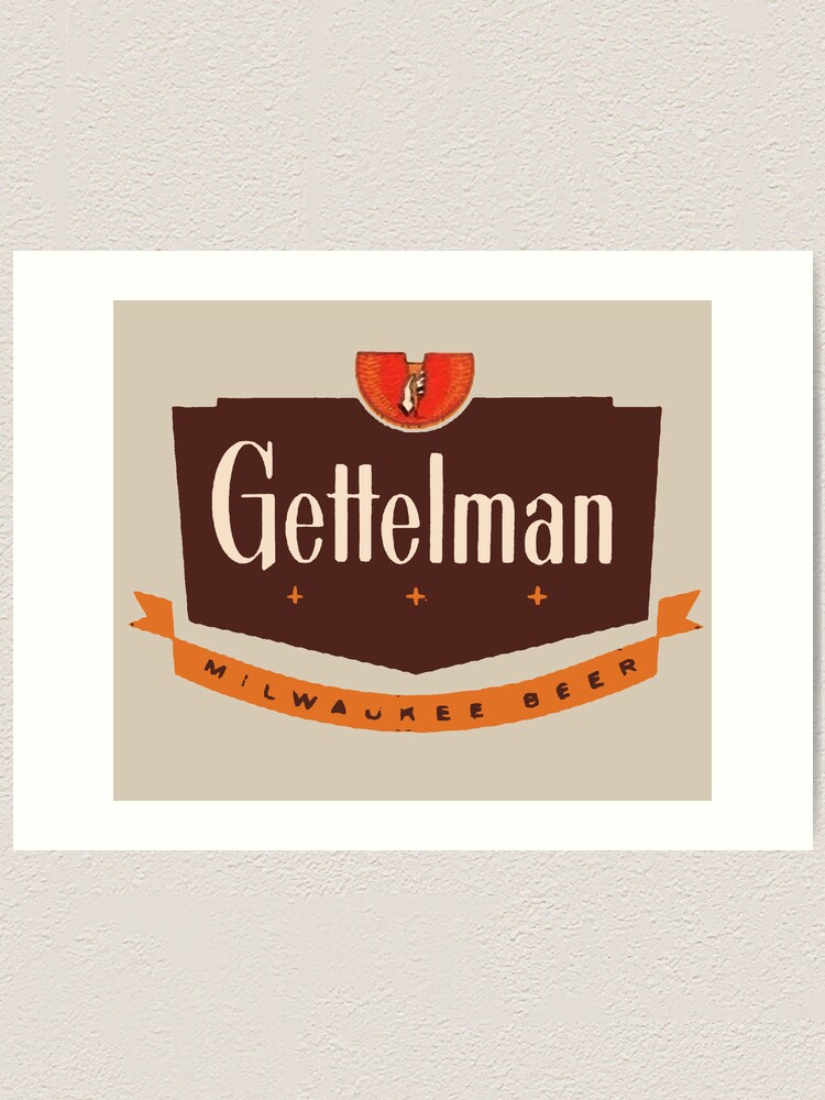 "gettelman beer logo" Art Print for Sale by boxspring | Redbubble