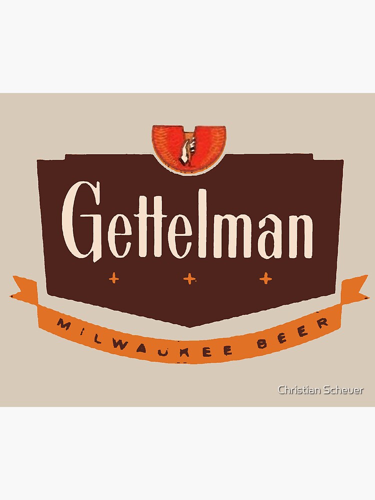 "gettelman beer logo" Art Print for Sale by boxspring | Redbubble