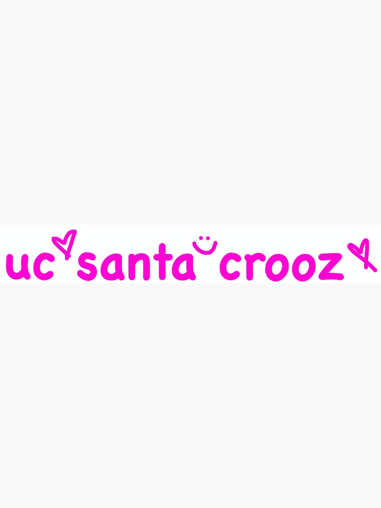 "uc santa cruz sticker" Sticker for Sale by sophiestrozier | Redbubble