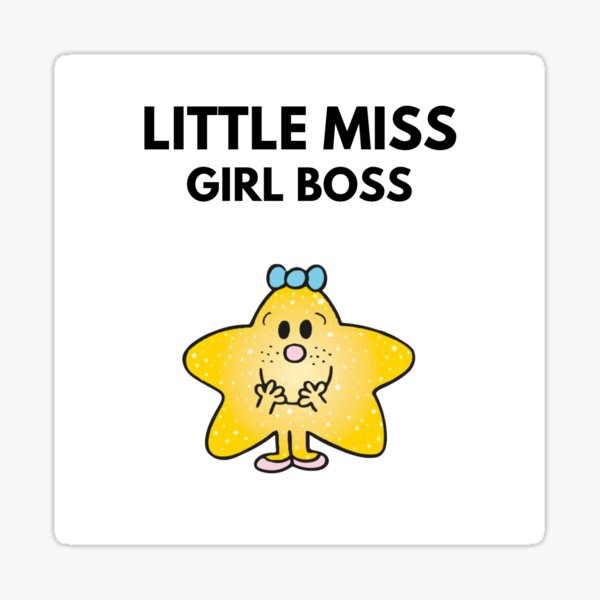 "Little Miss Girl Boss sticker" Sticker for Sale by SkortStickers ...