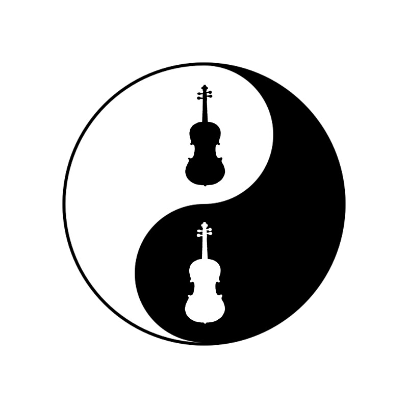 "Yin Yang Viola" by DelirusFurittus | Redbubble