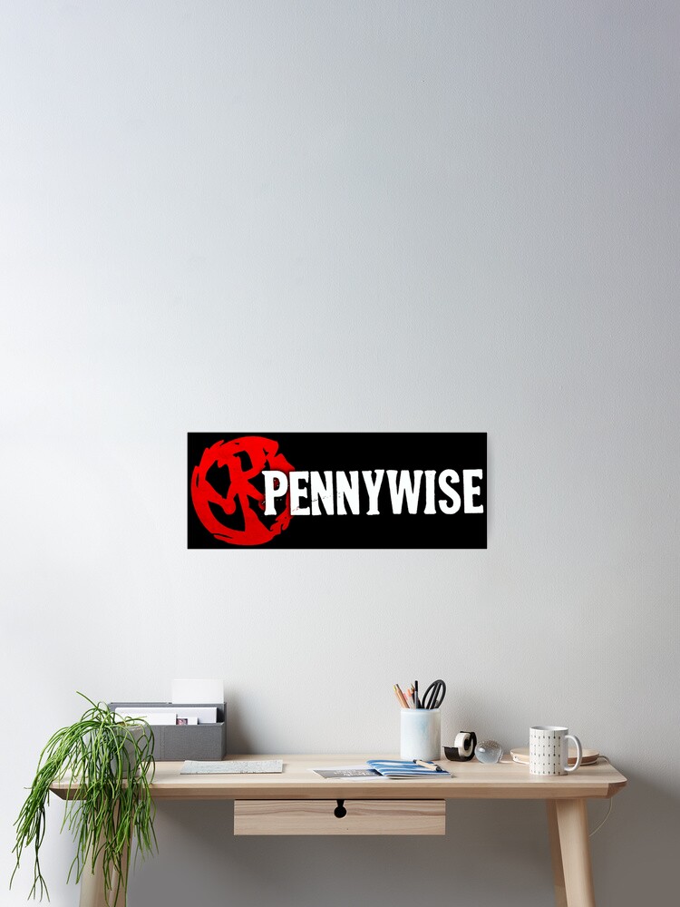 "Pennywise logo" Poster for Sale by MarthaDamon45 | Redbubble