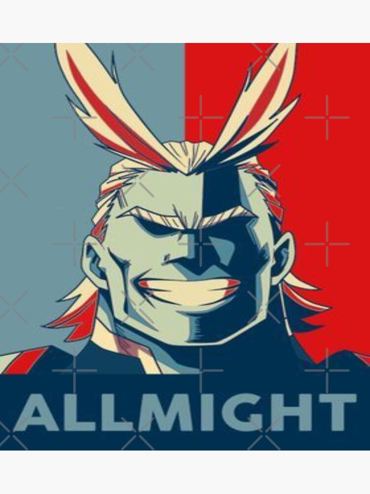 "My Hero Academia All-MIght" Sticker for Sale by graybarton | Redbubble