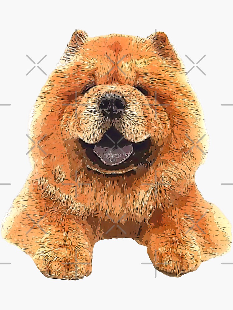 "Chow Chow Paws!" Sticker for Sale by ElegantCat | Redbubble