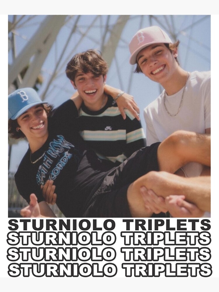 "sturniolo triplets merch " Poster for Sale by CCKanStudio555 | Redbubble