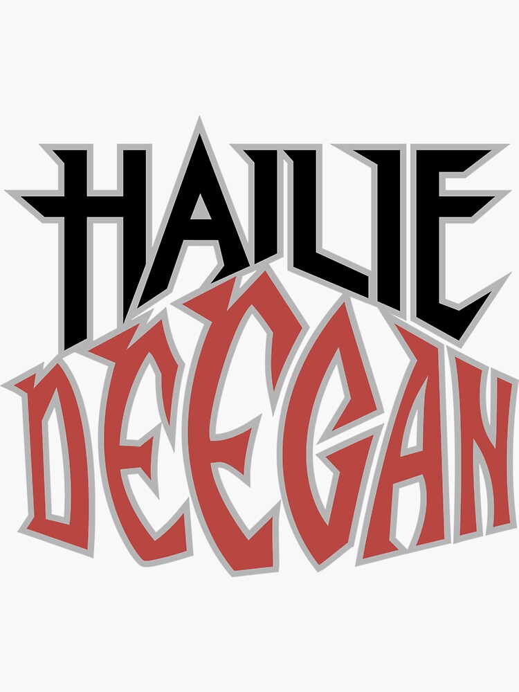 "HAILIE DEEGAN " Sticker for Sale by JaydenMcKenzie | Redbubble