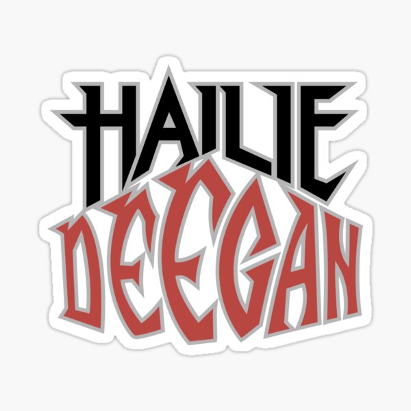 "HAILIE DEEGAN " Sticker for Sale by JaydenMcKenzie | Redbubble