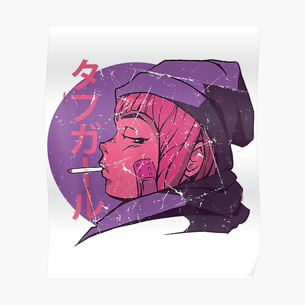 "Alt Aesthetic - Tough Girl - Manga - Anime - Japanese Emo" Poster for ...