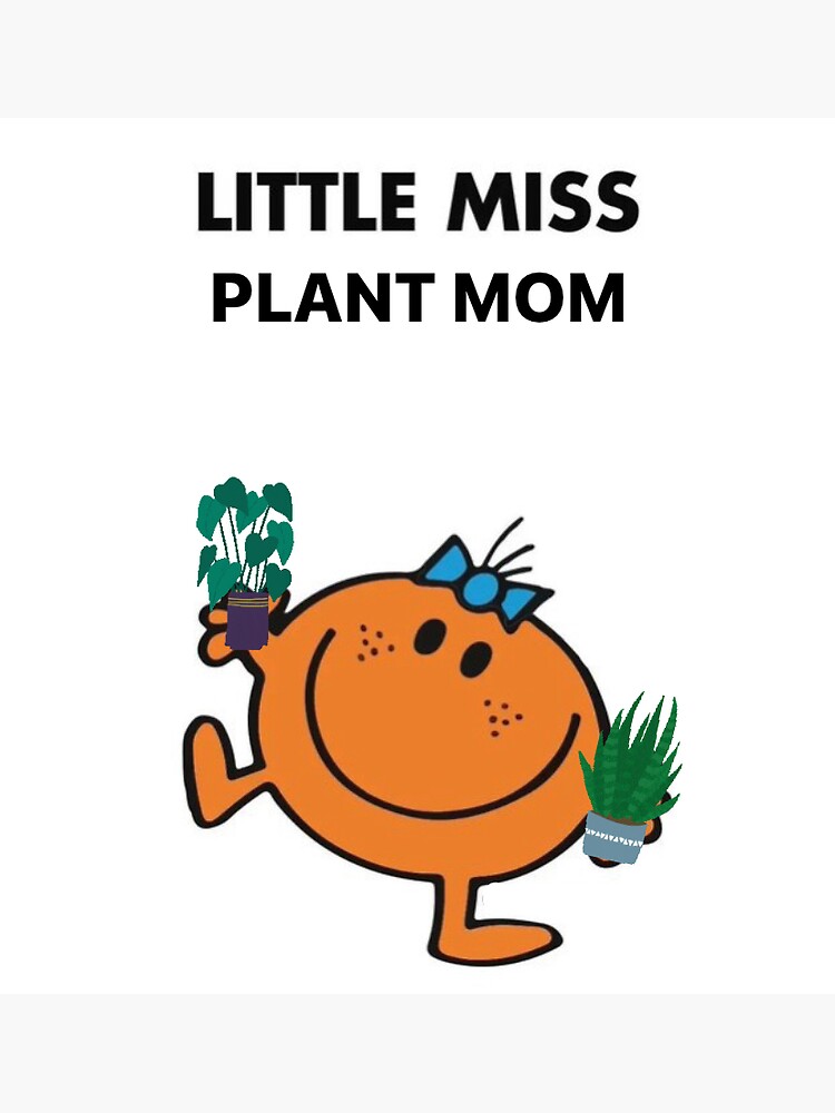 "Little Miss Plant Mom" Sticker for Sale by Kaylaskie | Redbubble