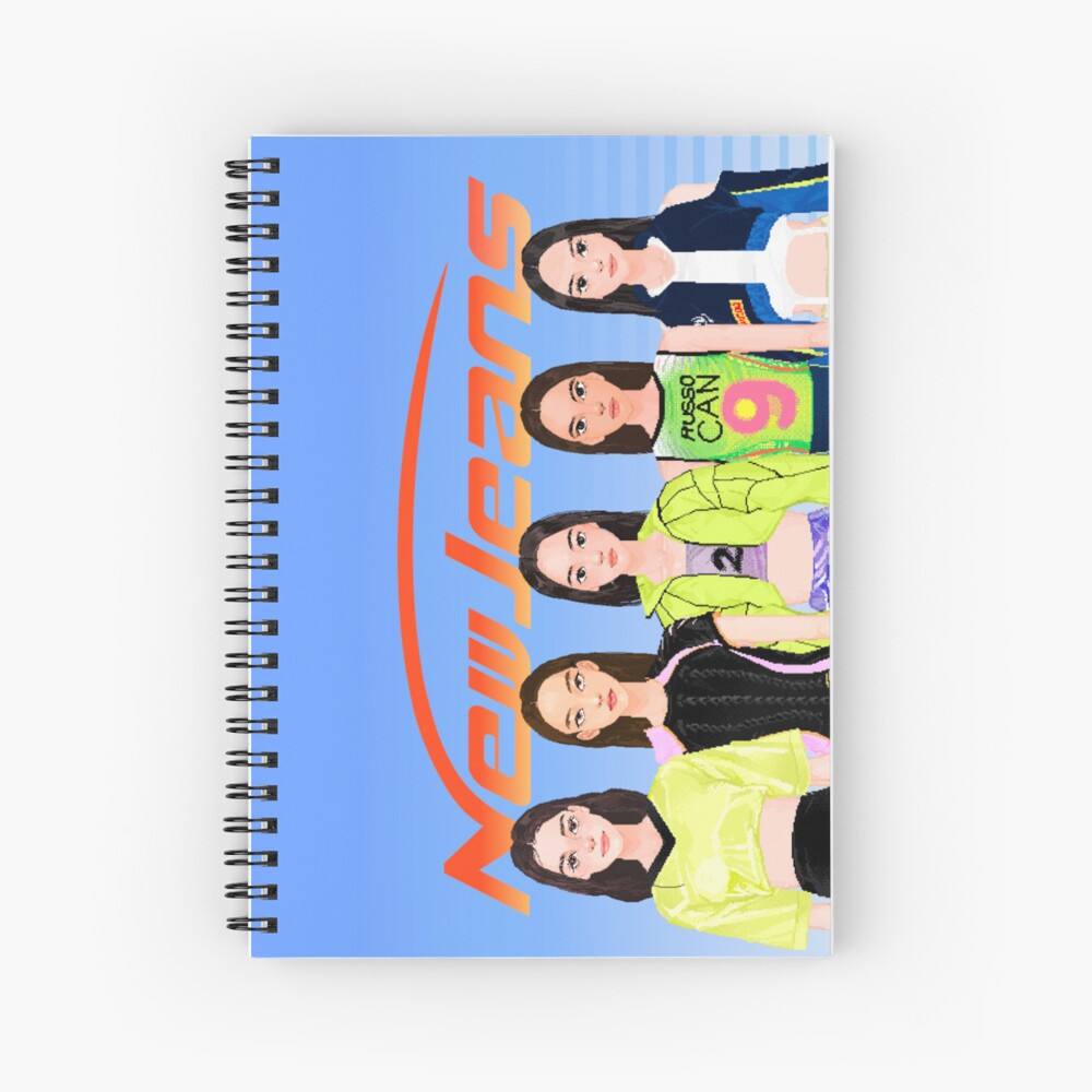 "NewJeans Attention Kpop Debut Y2K Aesthetic" Spiral Notebook for Sale ...