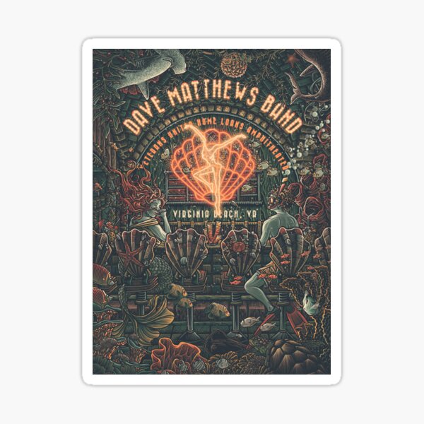 "DMB art" Sticker for Sale by DavidFreudenbur | Redbubble