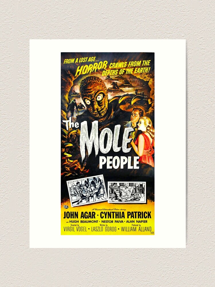 "Vintage The Mole People Horror Movie" Art Print for Sale by pdgraphics ...