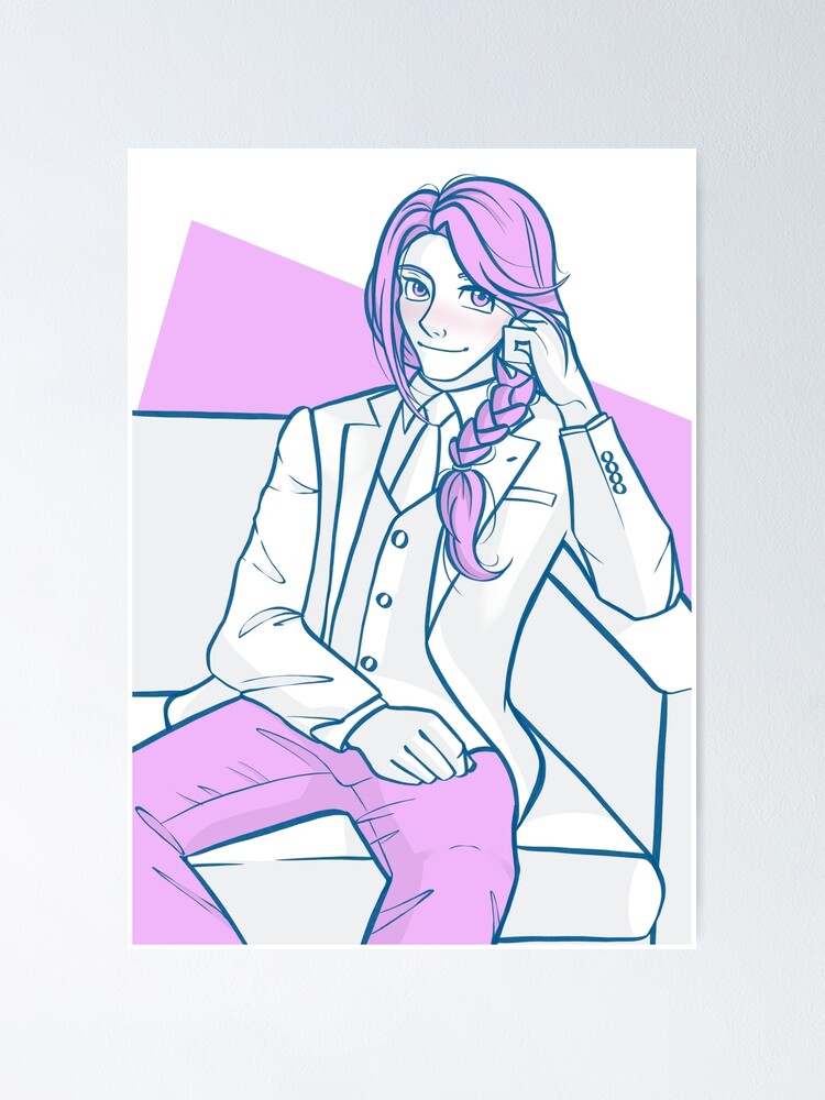 "FFXIV Hythlodaeus in a suit from Final Fantasy 14: Endwalker" Poster ...