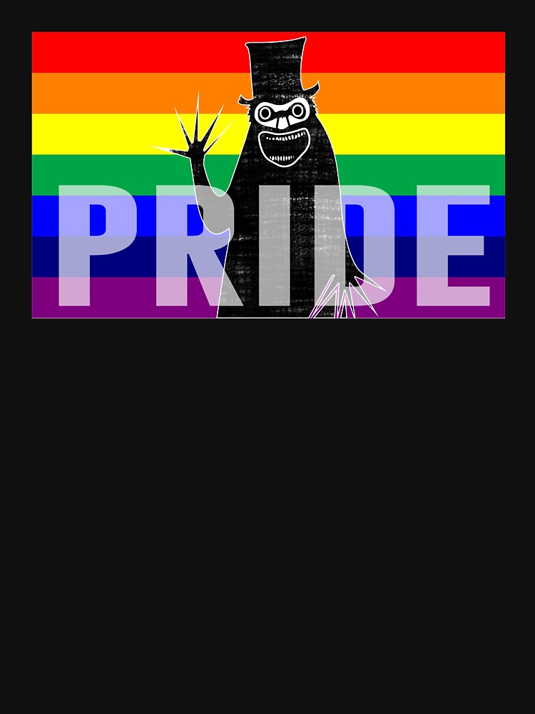 "Babadook LGBTQ Pride Mascot" T-shirt for Sale by azvinylworks ...