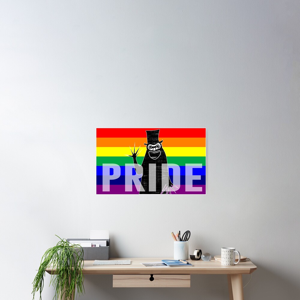 "Babadook LGBTQ Pride Mascot" Poster for Sale by azvinylworks | Redbubble