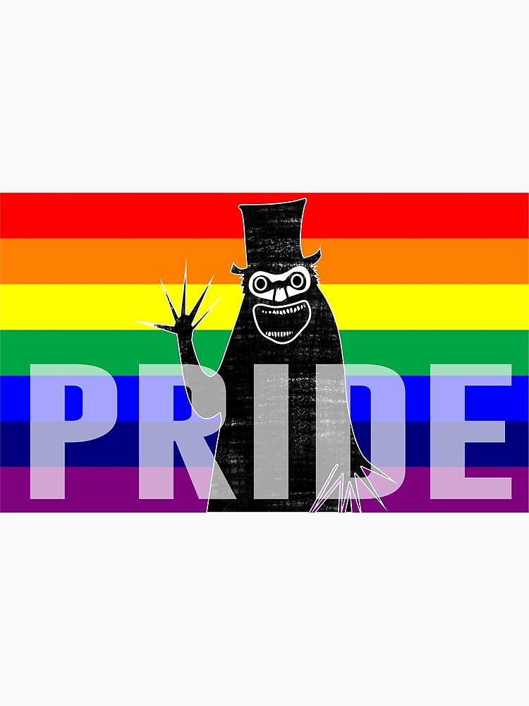 "Babadook LGBTQ Pride Mascot" Poster for Sale by azvinylworks | Redbubble