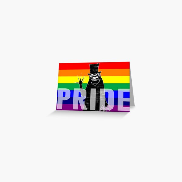 "Babadook LGBTQ Pride Mascot" Greeting Card by azvinylworks | Redbubble
