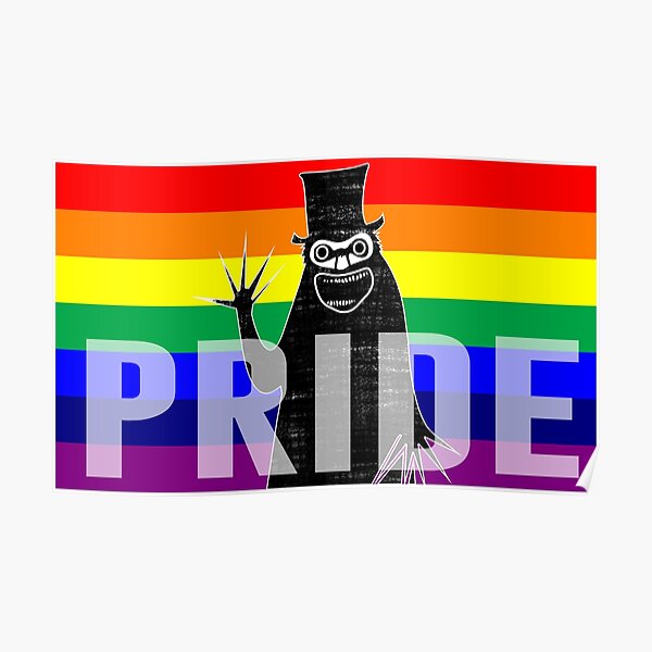 "Babadook LGBTQ Pride Mascot" Poster for Sale by azvinylworks | Redbubble