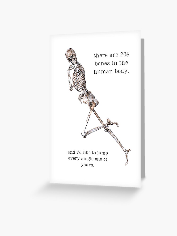 "I'd Like to Jump Your Bones Romantic Love Greeting Card Valentine's Just Because Couple ...