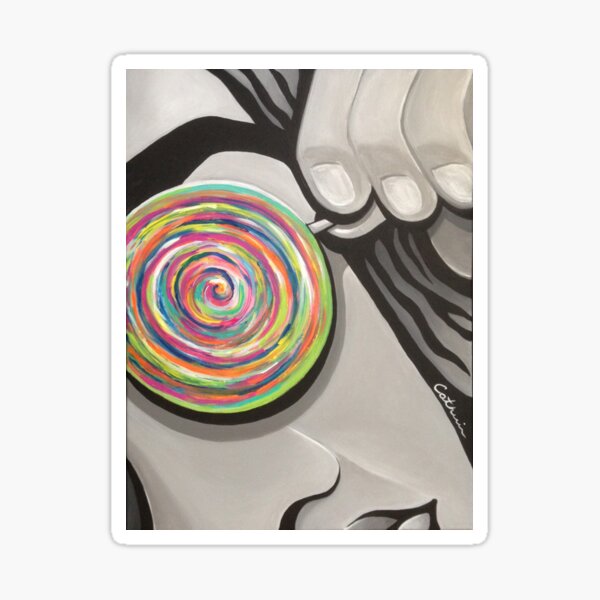 "Eye Candy Sticker " Sticker for Sale by NicoKingai | Redbubble