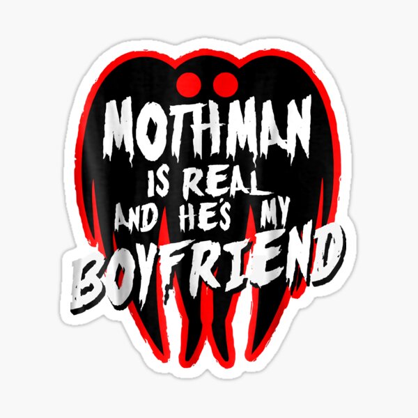 "Beautiful Model Mothman Retro Vintage" Sticker for Sale by Donnadulac ...