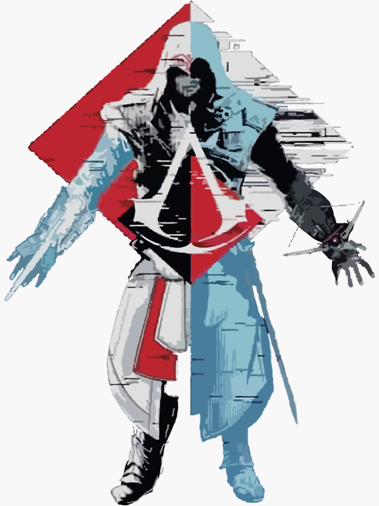 "AC logo assassins" Sticker for Sale by BridgetZboncak | Redbubble