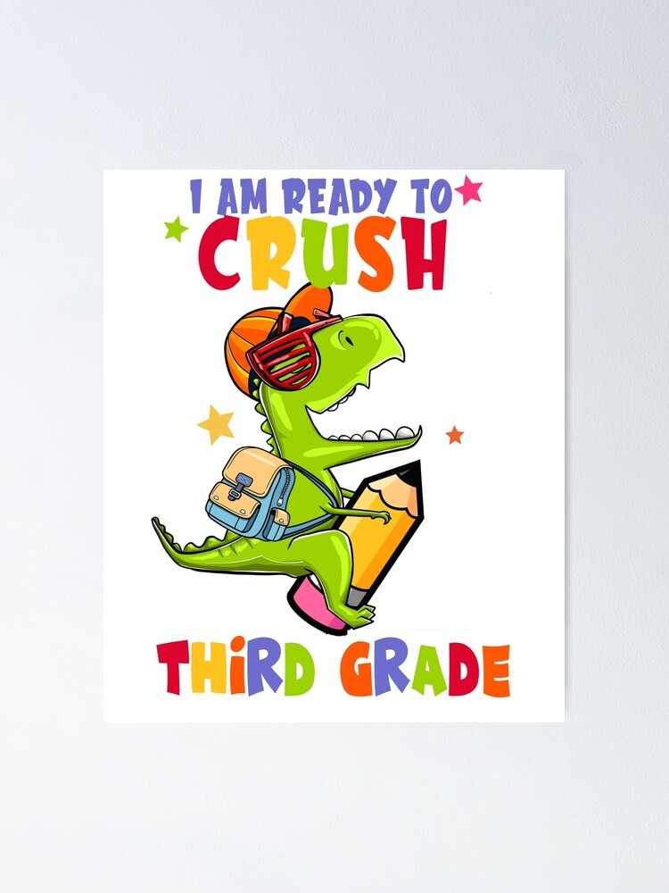 Póster «Primer día de regreso a la escuela N Estoy listo para aplastar ...