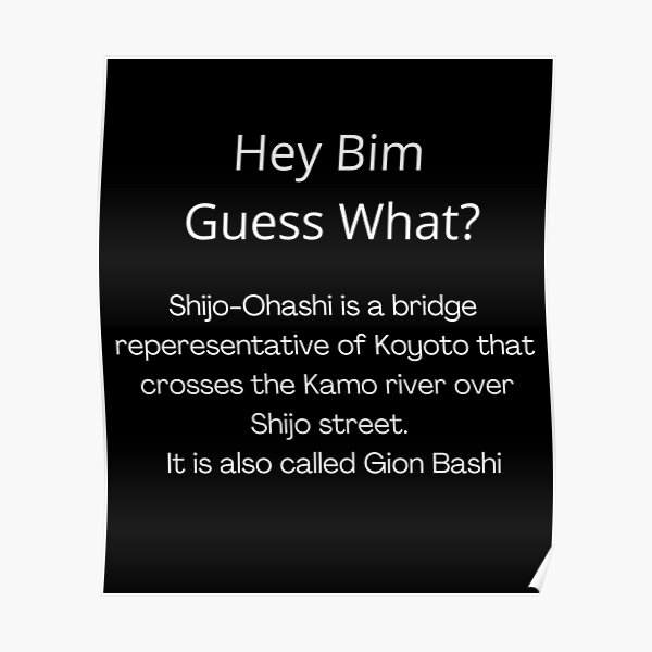 "Hey Bim guess what - James May in Japan" Poster for Sale by aavyanshi ...