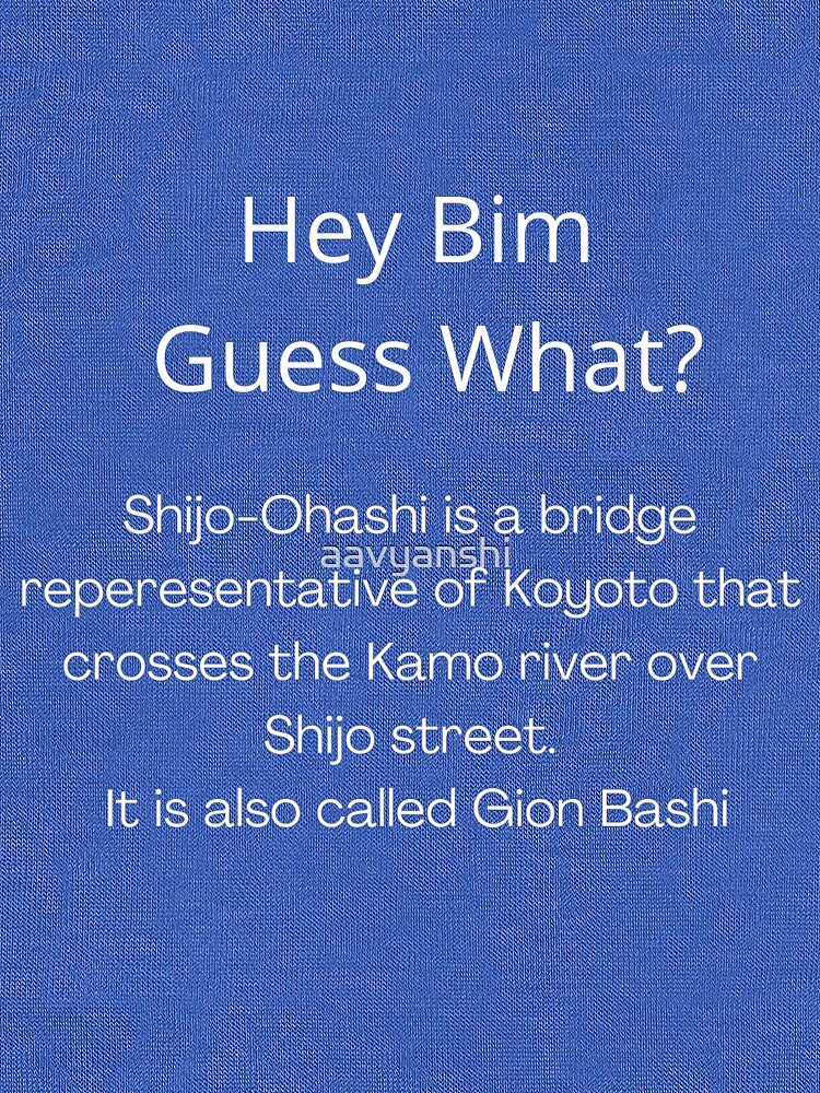 "Hey Bim guess what - James May in Japan" Tri-blend T-Shirt for Sale by ...