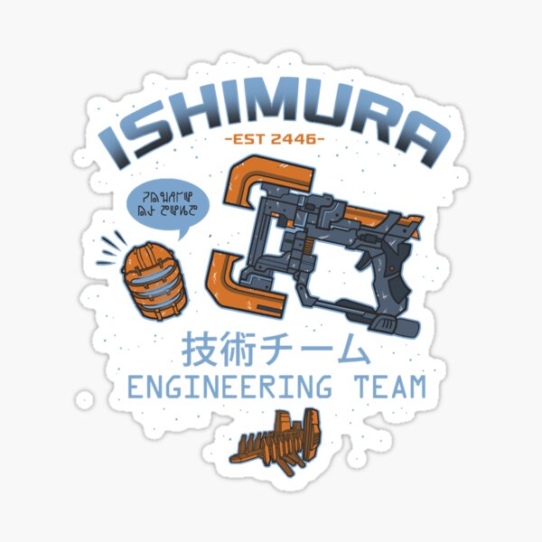 "Ishimura Engineering" Sticker for Sale by HerbertFuller | Redbubble