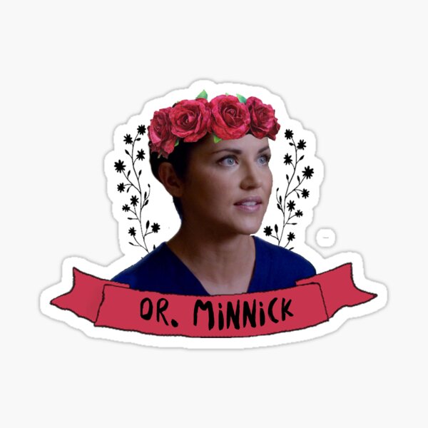 "Dr Minnick - Eliza Minnick" Sticker for Sale by thebyouzy | Redbubble