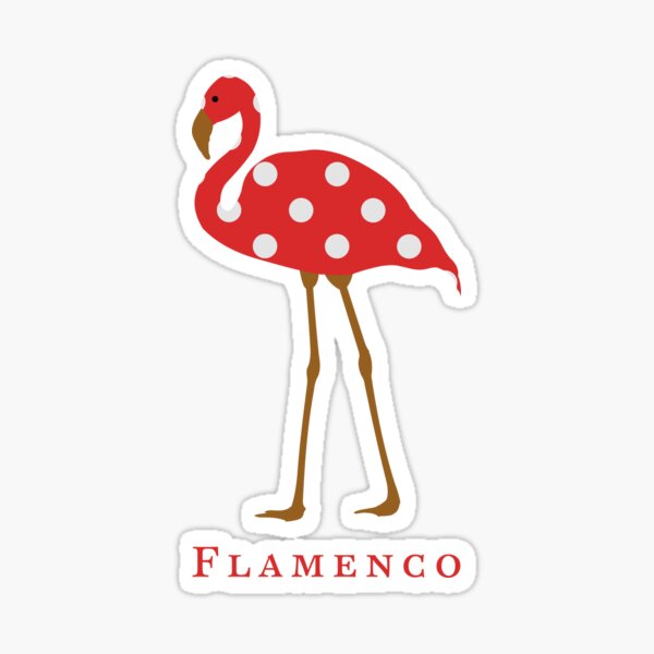 "Flamenco" Sticker for Sale by BasicBarcelona | Redbubble