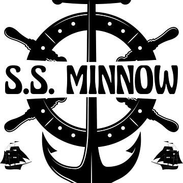 "SS Minnow" Sticker for Sale by red-mode | Redbubble