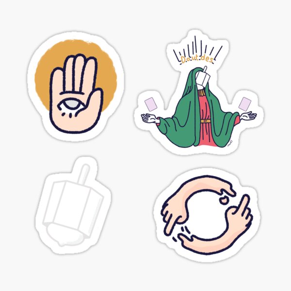 "Our Lady of Luck" Sticker for Sale by chuparrose | Redbubble
