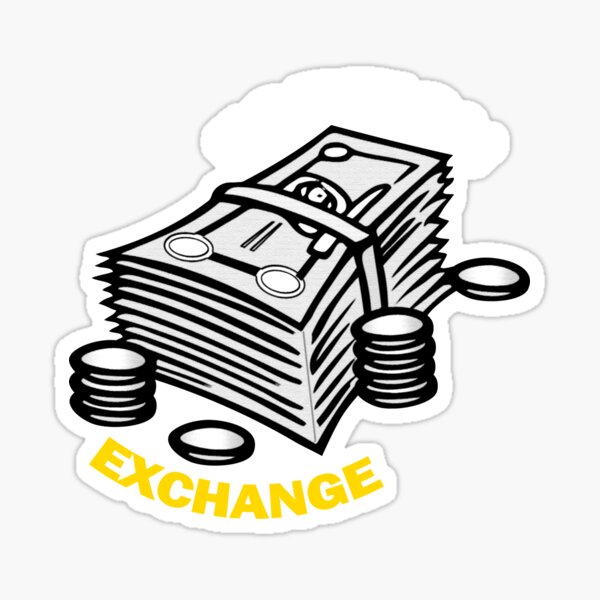 "Money Foreign Exchange" Sticker for Sale by DremeeDesigns | Redbubble