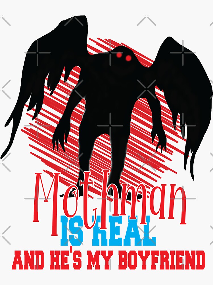 "Lover Gift Mothman Retro Wave" Sticker for Sale by Donnadulac | Redbubble