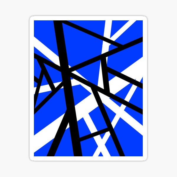 "blue stripes" Sticker for Sale by spatoken | Redbubble