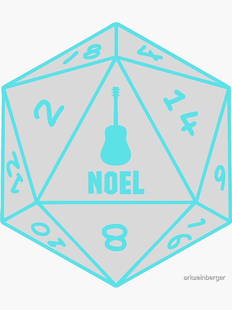 "Noel Die" Sticker for Sale by ariweinberger | Redbubble