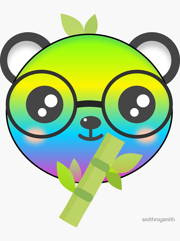 "cute panda" Sticker for Sale by smithroysmith | Redbubble