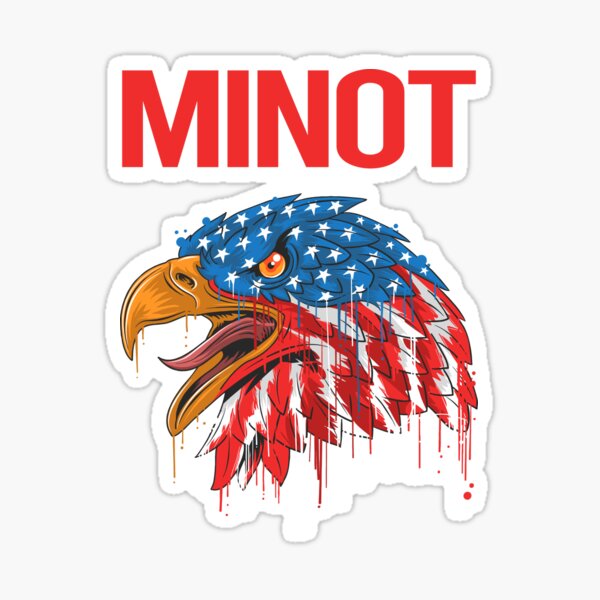 "USA Eagle Minot" Sticker for Sale by honghainhi | Redbubble
