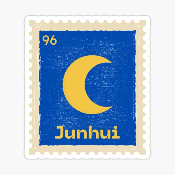 "Jun Seventeen Stamp" Sticker for Sale by Strawberryne | Redbubble