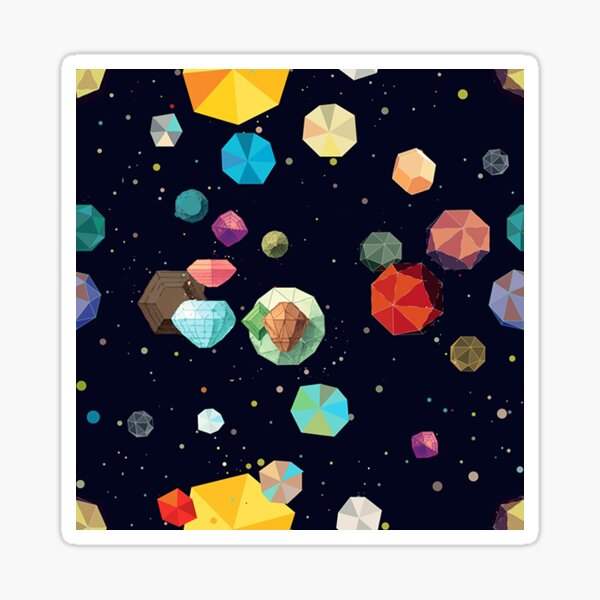 "Asteroids" Sticker by bobbooo | Redbubble