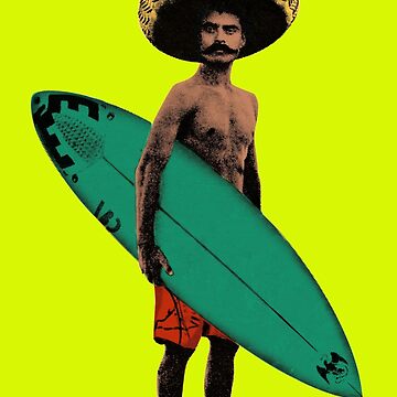 "Zapata Surfer - Colorized 3" Photographic Print for Sale by ...