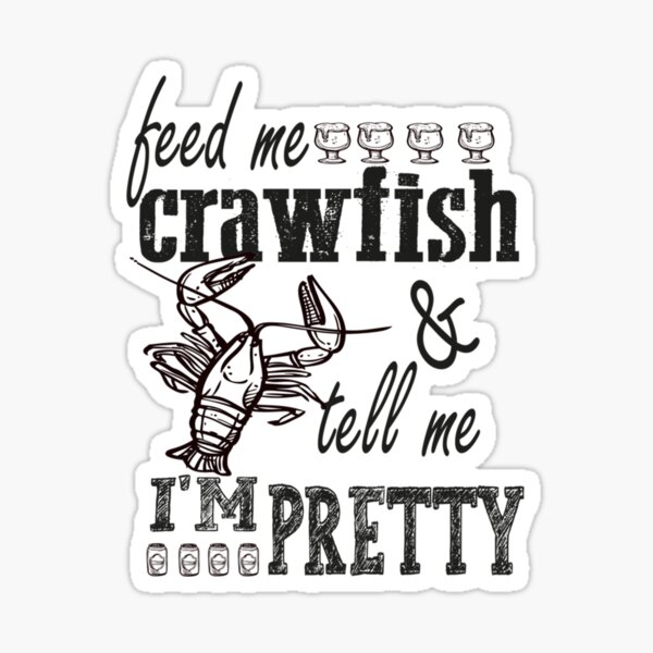 "feed me fish cute" Sticker for Sale by oiedawerg | Redbubble