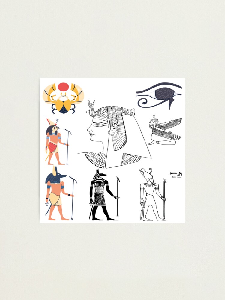 Lámina fotográfica «Paquete de historia antigua Paquete de egiptología ...