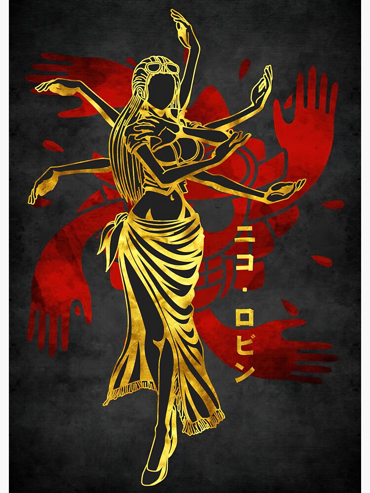 "Nico Robin One Piece" Sticker for Sale by StephanieBen | Redbubble