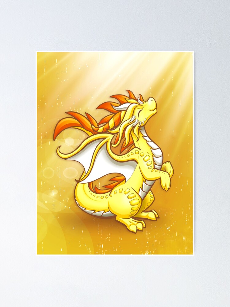 "Sun Dragon" Poster for Sale by bgolins | Redbubble