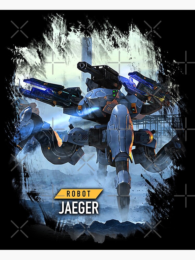 "Robot Jaeger at War Zone" Poster for Sale by HexOne | Redbubble